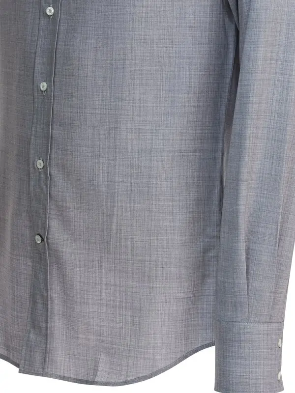 Brunello Cucinelli Long Sleeved Buttoned Shirt