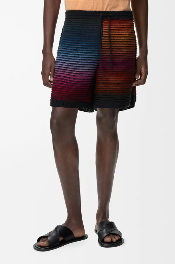 Loewe Drawstring Shorts With Ribbed Hem