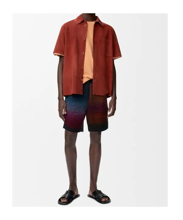 Loewe Drawstring Shorts With Ribbed Hem