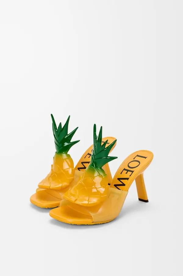Loewe Petal Pineapple Sandal In Pvc