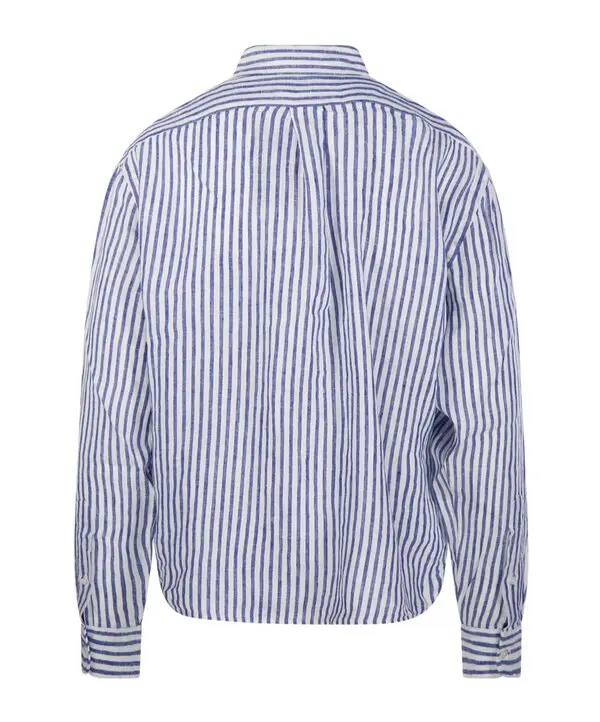 Ralph Lauren Polo Wide Cropped Gingham Shirt