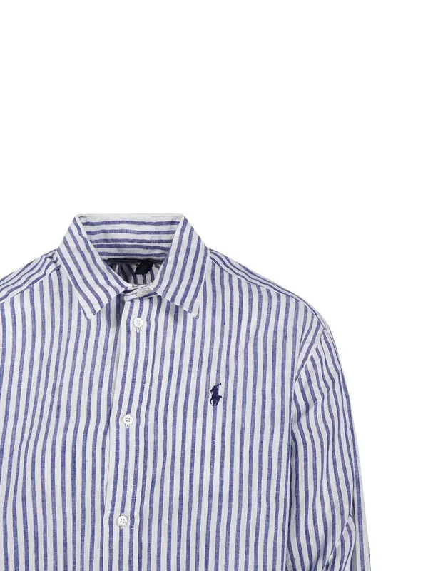 Ralph Lauren Polo Wide Cropped Gingham Shirt