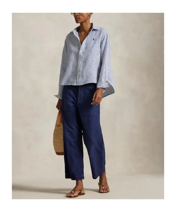 Ralph Lauren Cropped Gingham Shirt