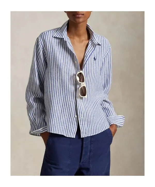 Ralph Lauren Cropped Gingham Shirt