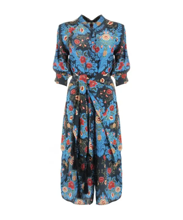Farm Rio Floral Pattern Dress - Multicolor