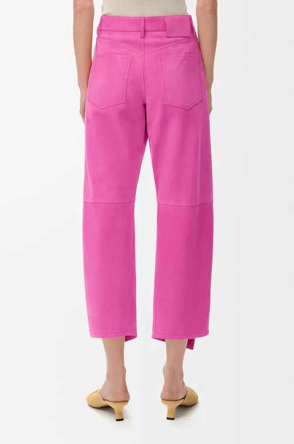 Loewe Suede Goatskin Flared Trousers