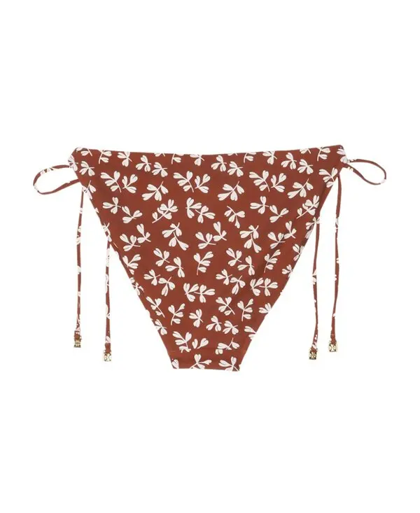 Tory Burch Floral Bikini Bottoms - Brown