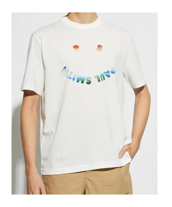Paul Smith Smile Logo Crewneck T-shirt