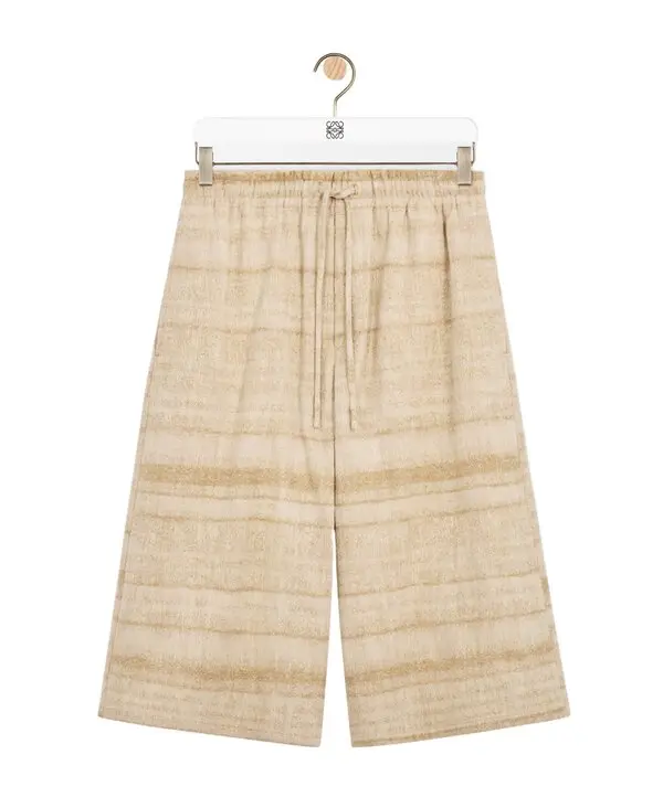 Loewe Drawstring Jacquard Shorts - Sand
