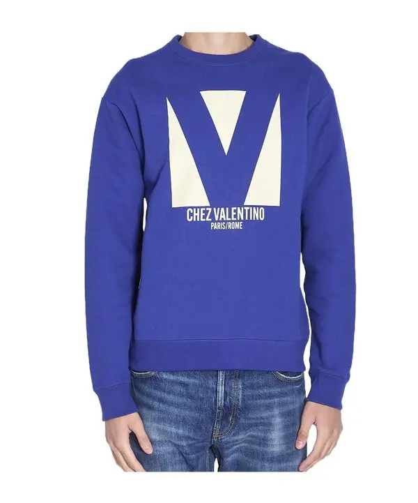 Valentino Garavani Chez Printed Crewneck Sweatshirt