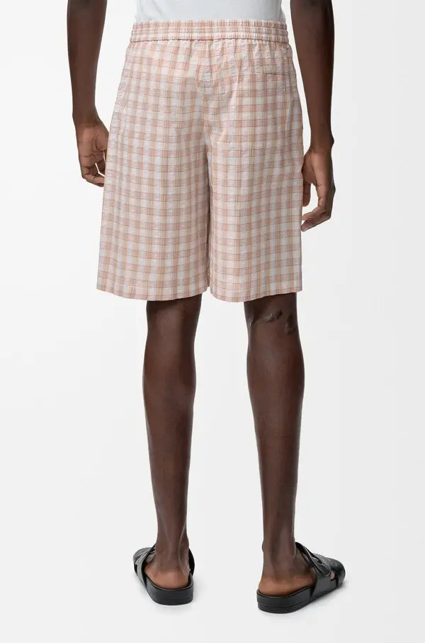 Loewe Drawstring Shorts With Embroidered Letter Rearrangement