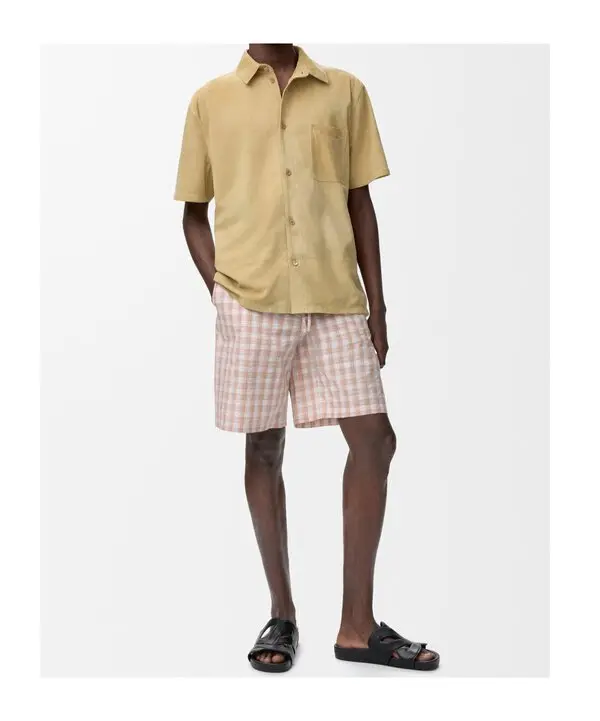 Loewe Drawstring Shorts With Embroidered Letter Rearrangement