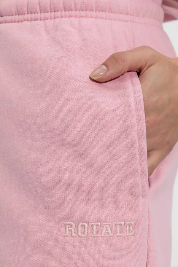 ROTATE BY BIRGER CHRISTENSEN Logo-embroidered Track Pants