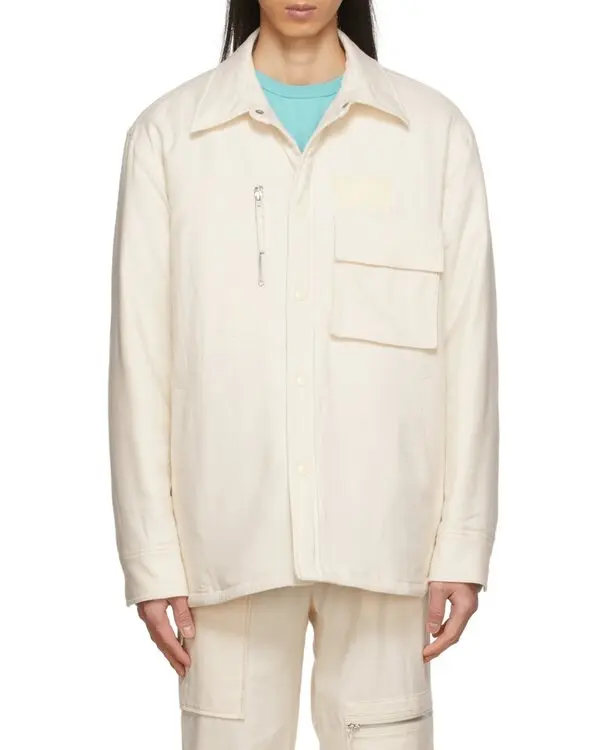 Helmut Lang Logo Lapel Long-sleeved Shirt