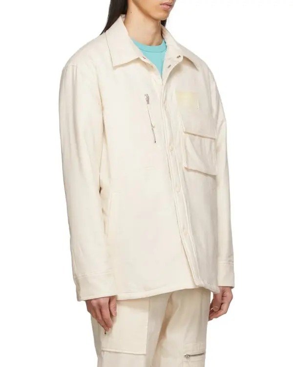 Helmut Lang Logo Lapel Long-sleeved Shirt