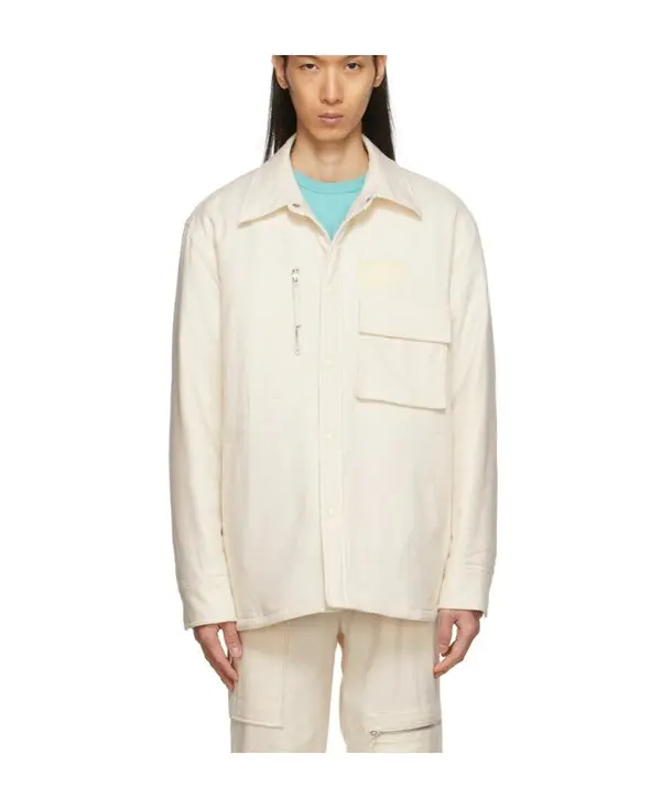 Helmut Lang Logo Lapel Long-sleeved Shirt
