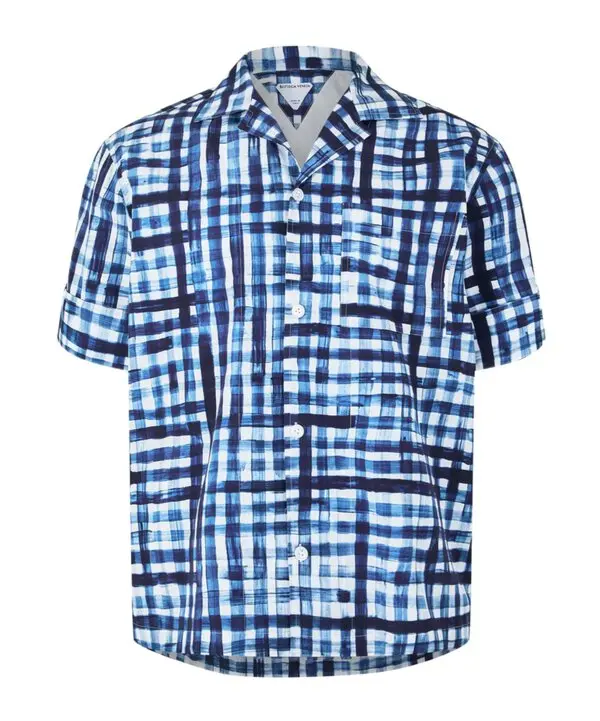 Bottega Veneta Check Short-sleeved Shirt