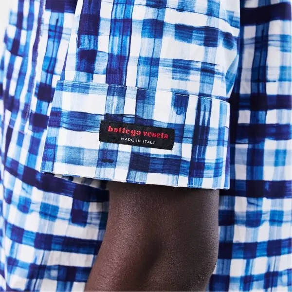 Bottega Veneta Check Short-sleeved Shirt