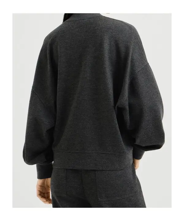Brunello Cucinelli Logo Patch Bomber Jacket