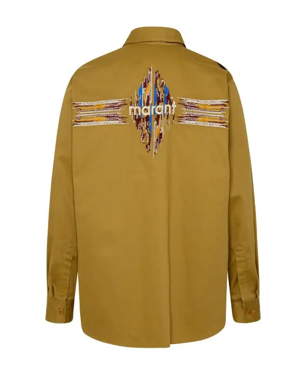 Isabel Marant Étoile Logo Embroidered Pomili Shirt