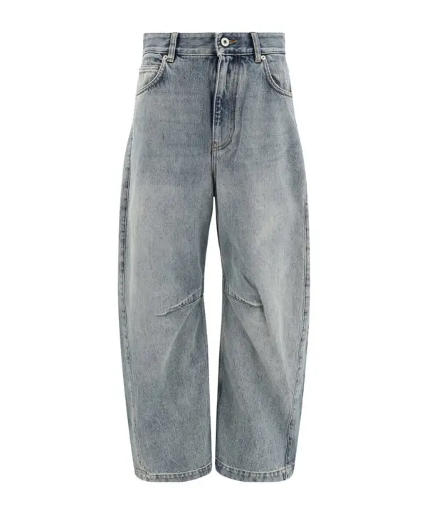 Loewe Anagram Barrel Jeans - Blue