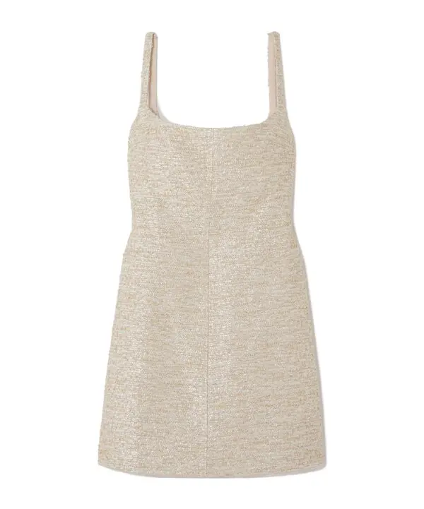 EMILIA WICKSTEAD Metallic A-line Dress