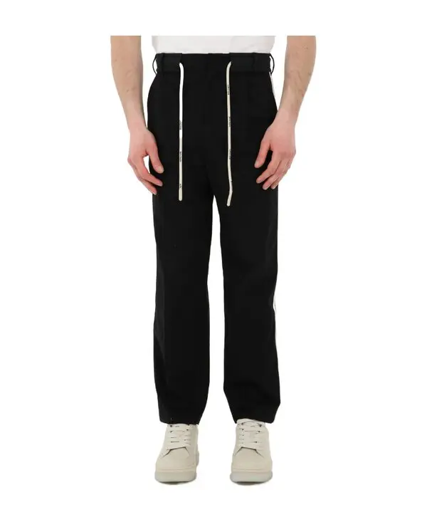 Palm Angels Stripe-detailed Drawstring Pants