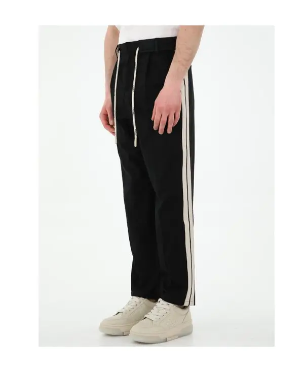 Palm Angels Stripe-detailed Drawstring Pants