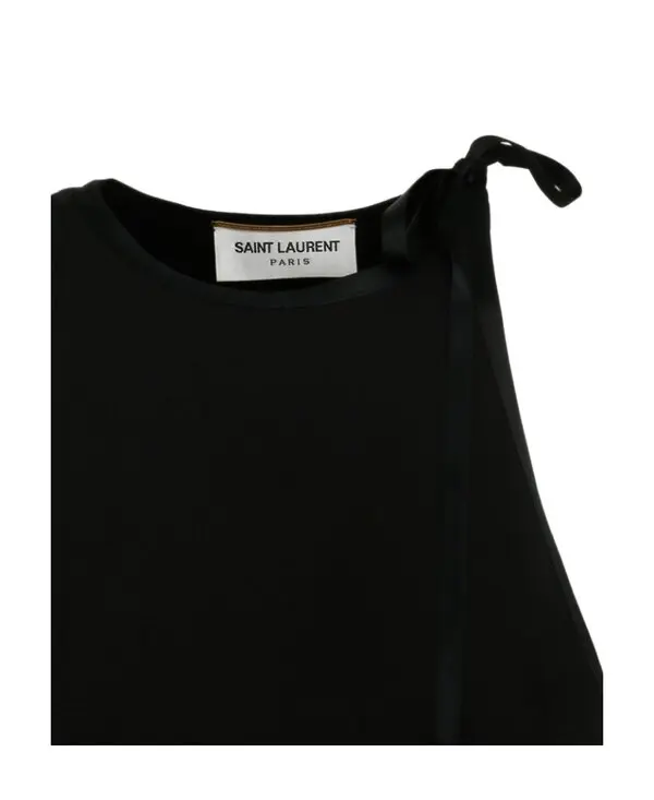 Saint Laurent Sleeveless Crewneck Mini Dress