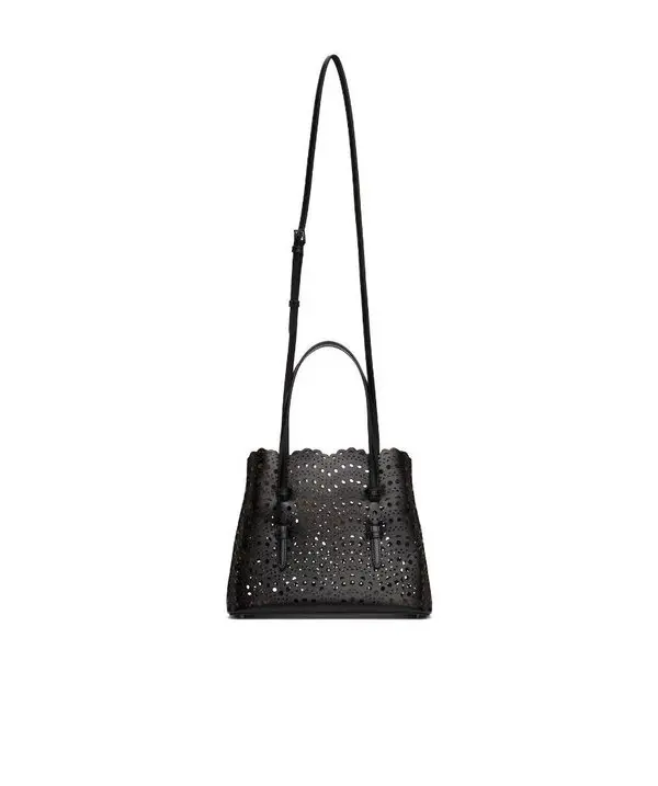 Alaïa Perforated Leather Shoulder Bag
