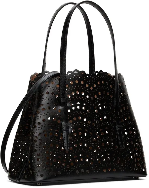 Alaïa Perforated Leather Shoulder Bag