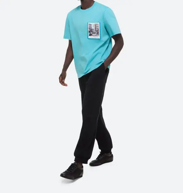 Helmut Lang Postcard Crewneck T-shirt