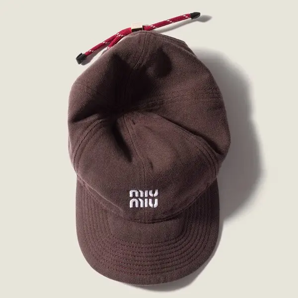 Miu Miu Embroidered Logo Baseball Cap