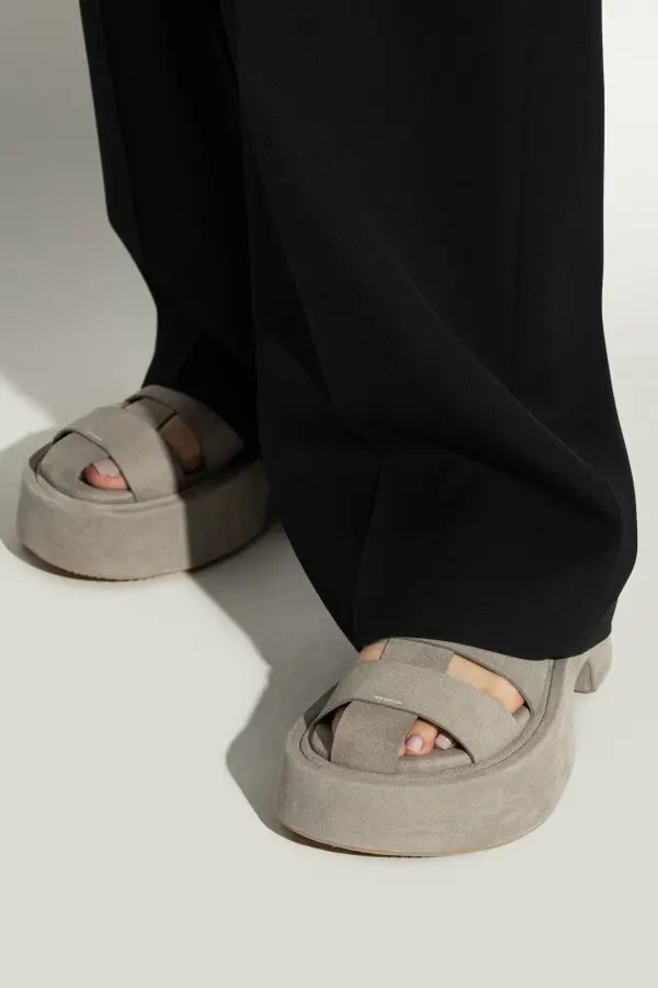 J.W.ANDERSON Round Toe Flat Sandals
