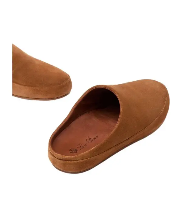 Loro Piana Tomori Walk Mule In Suede