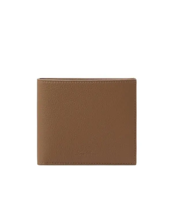 Loro Piana Extra Compact Wallet - Pecan