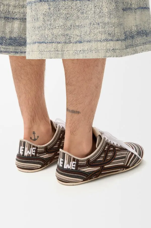 Loewe Lace-up Sneakers With Anagram Logo Detail