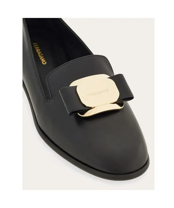 FERRAGAMO Vara Plate Loafers