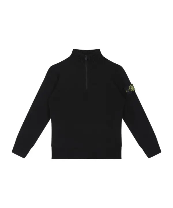 Stone Island Long-sleeve Mock-neck Sweater