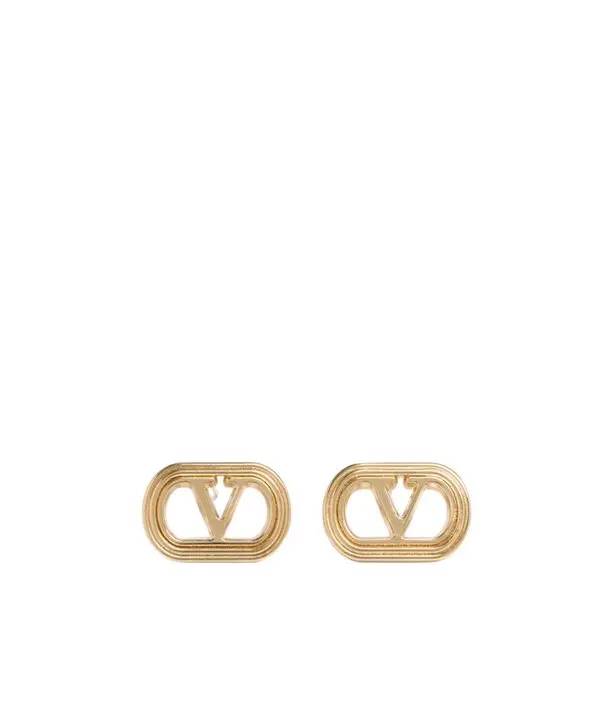 Valentino Garavani Vlogo Signature Earrings - Yellow