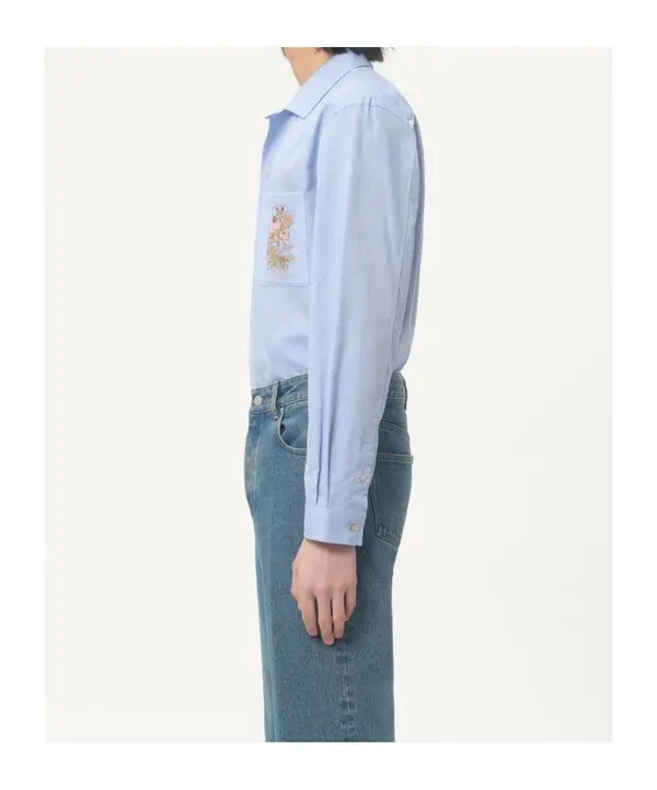 Valentino Garavani Floral Embroidered Button-up Shirt