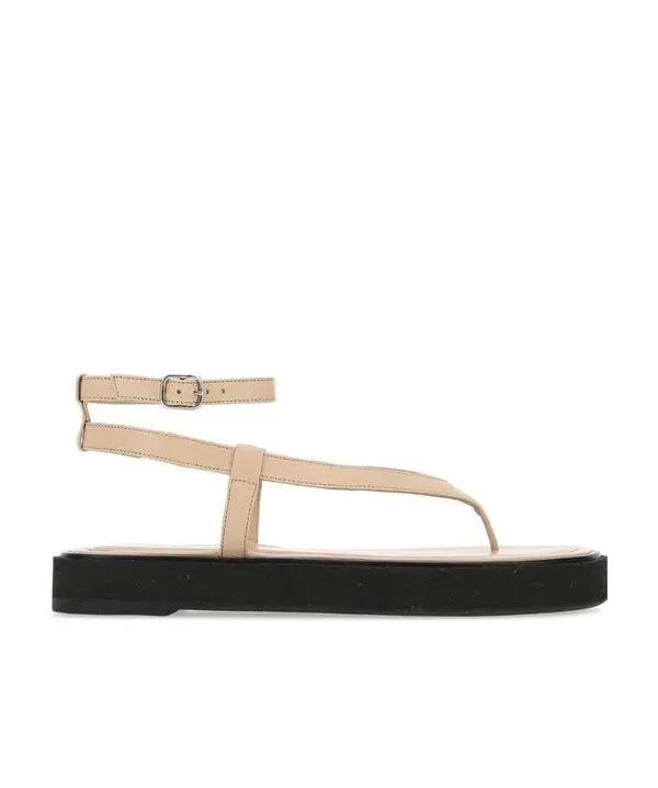 By Far Cece Flatform Sandals - Black