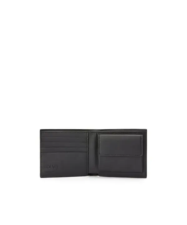 Loewe Bifold Coin Wallet In Soft Grained Calfskin