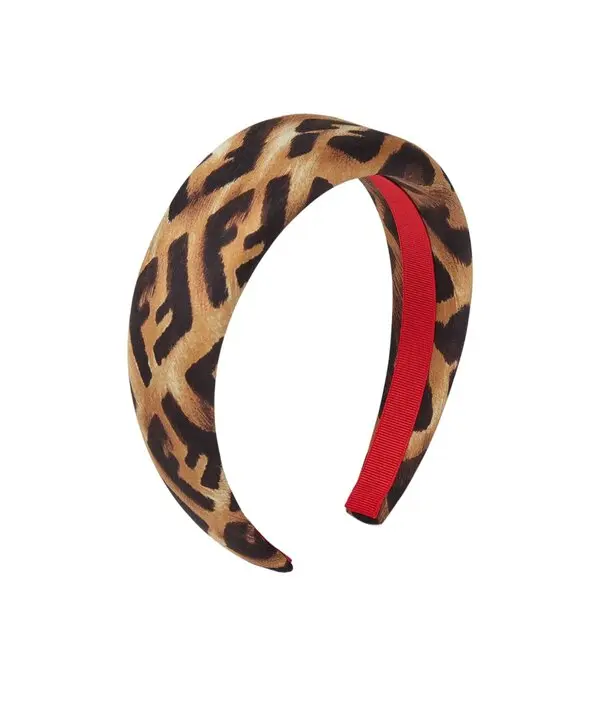 Fendi Leopard Printed Hair Band