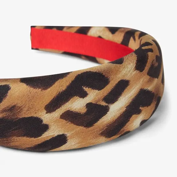 Fendi Leopard Printed Hair Band