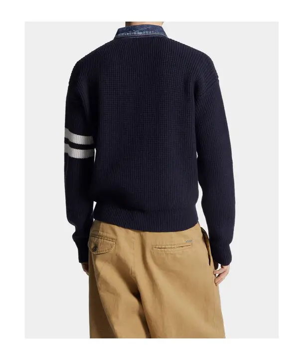 Dsquared2 Denim Mix Cardigan