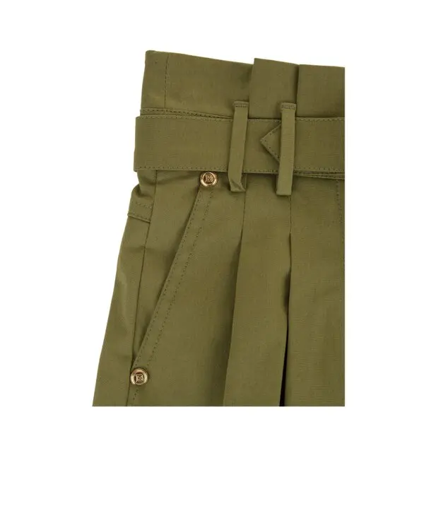 Balmain Tailored Logo Buckle Shorts