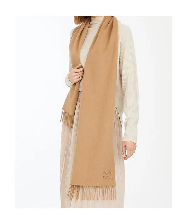 Max Mara Monogram-embroidered Stole