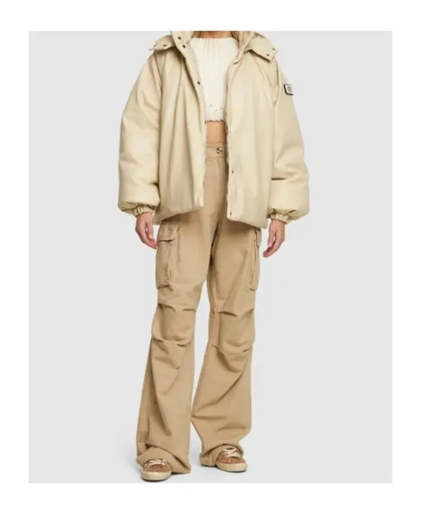 ROTATE BY BIRGER CHRISTENSEN Cropped Bomber Jacket
