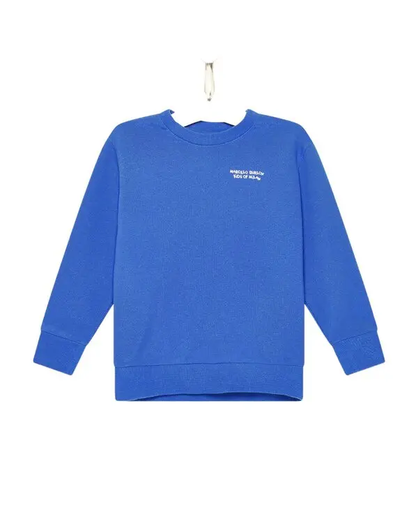 MARCELO BURLON COUNTY OF MILAN Long-sleeved Round Neck Sweater